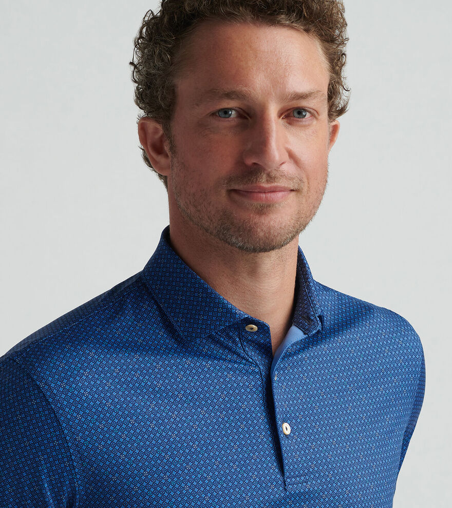 Castellina Performance Jersey Polo | Men's Polos | Peter Millar