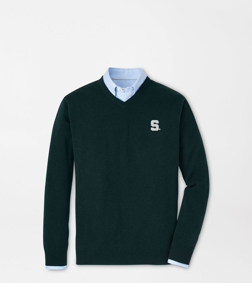Michigan State Crown Heritage Cashmere Sweater | Men's Collegiate ...
