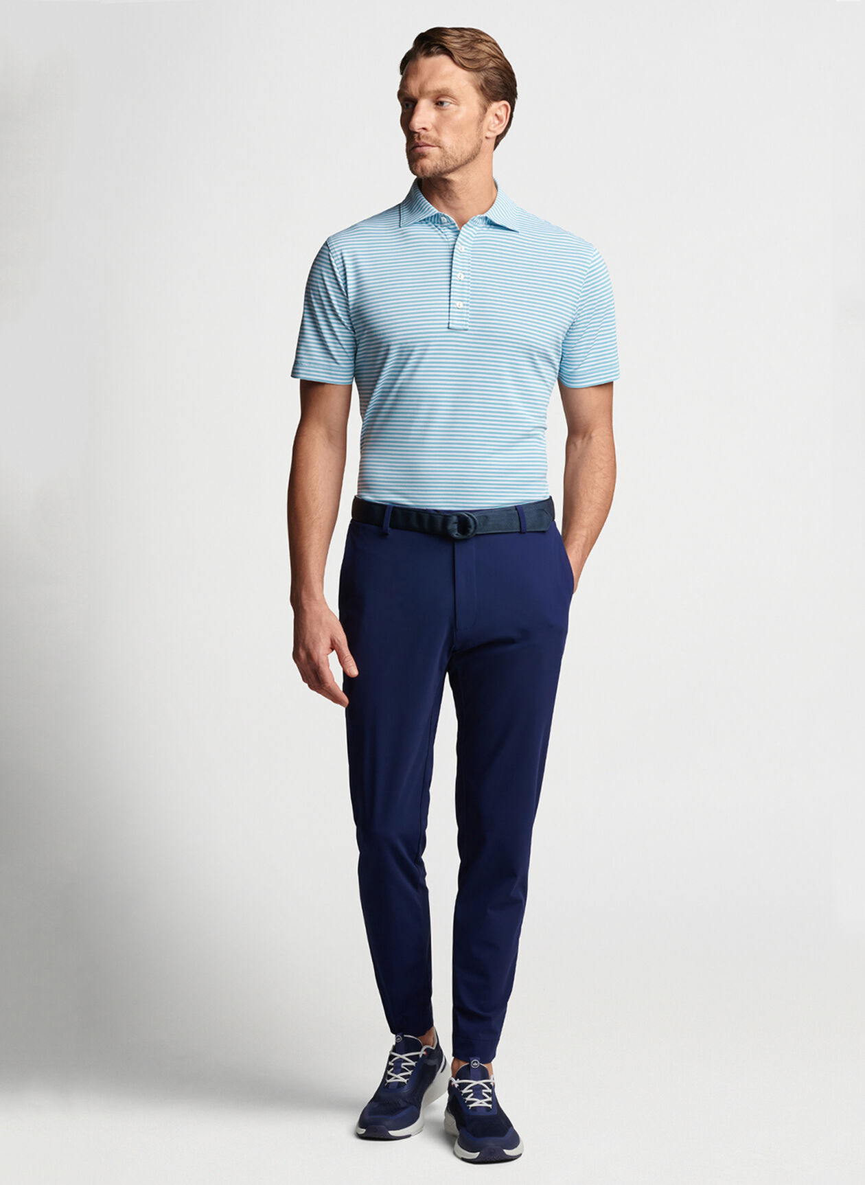 Mood Performance Mesh Polo | Men's Polo Shirts | Peter Millar