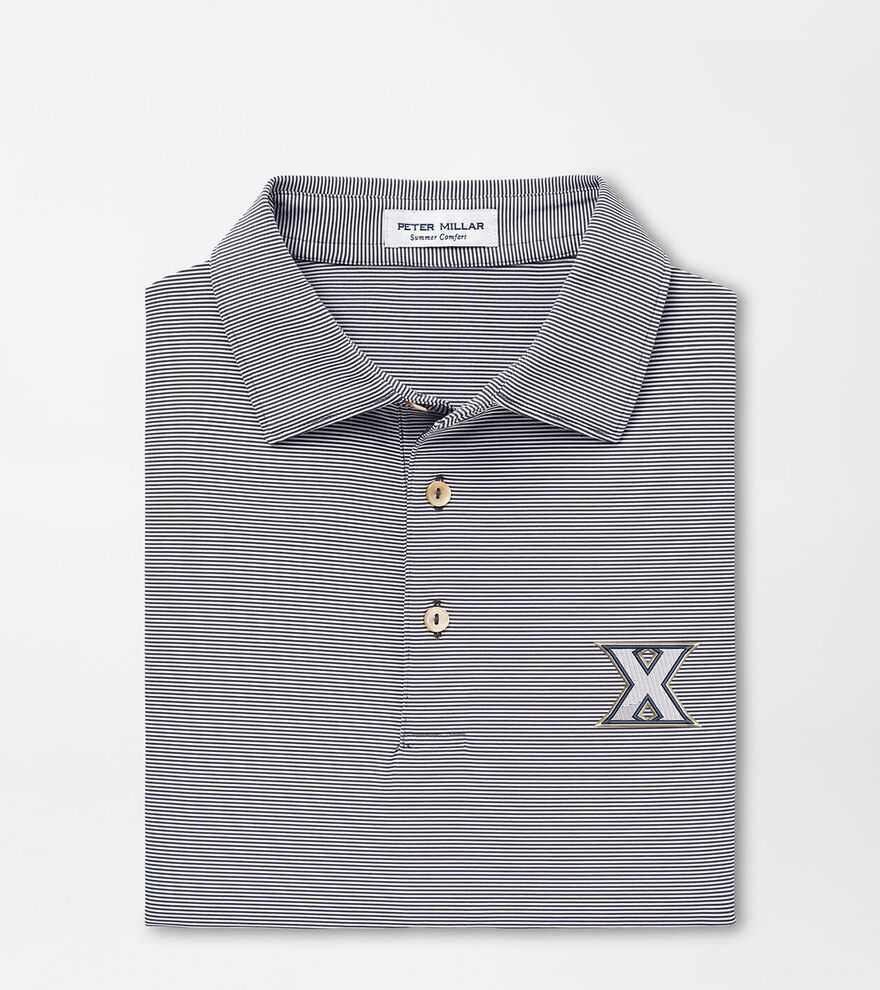 Yale Jubilee Stripe Performance Polo | Men's Collegiate Apparel | Peter ...