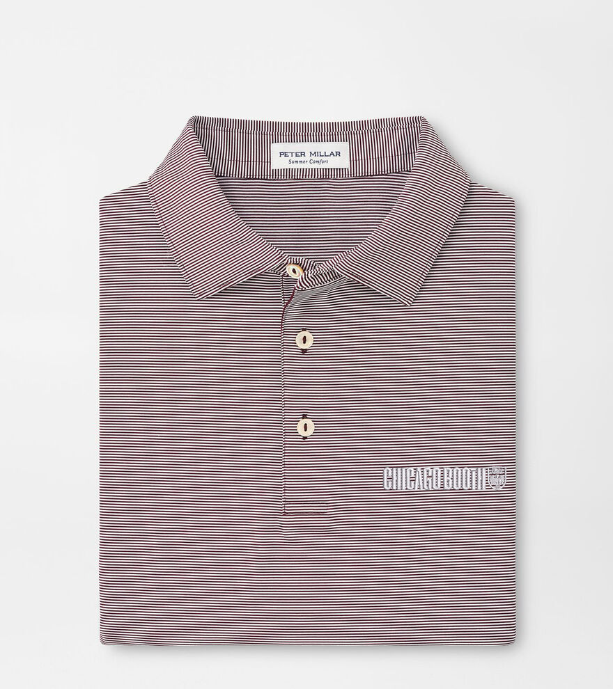 University of Chicago Booth Jubilee Stripe Performance Polo | Men's ...