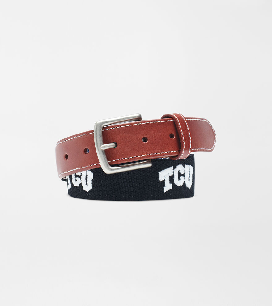 TCU Horned Frogs Belt | Men's Collegiate Apparel | Peter Millar
