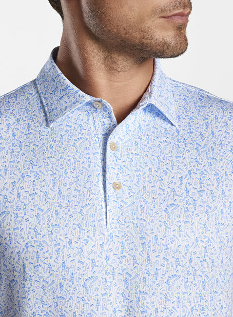 Diamond Performance Jersey Polo | Peter Millar