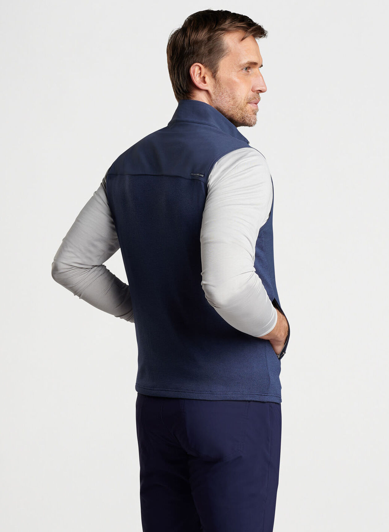 Solstice Performance Hybrid Full-Zip Vest | Men's Vests | Peter Millar