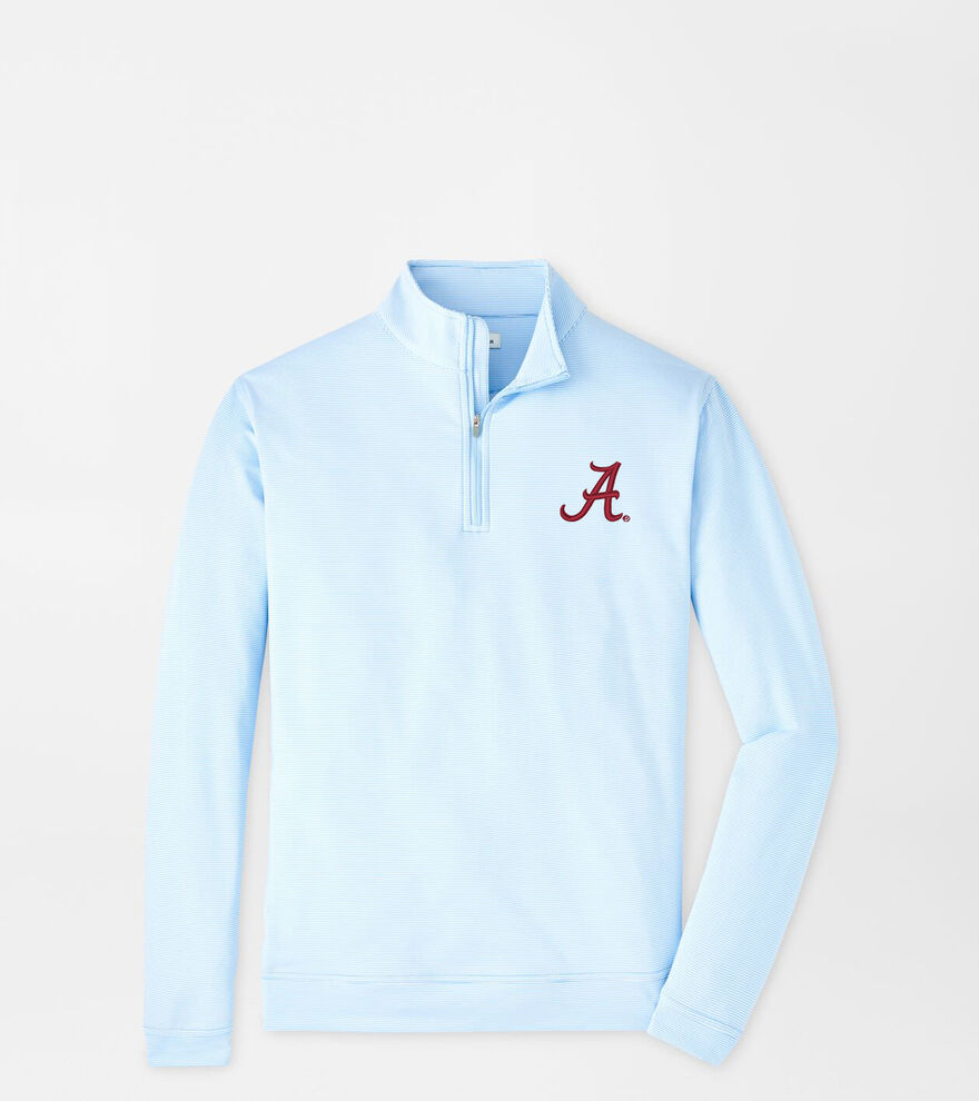 Alabama Perth Sugar Stripe Performance Quarter-Zip | Men's Collegiate ...