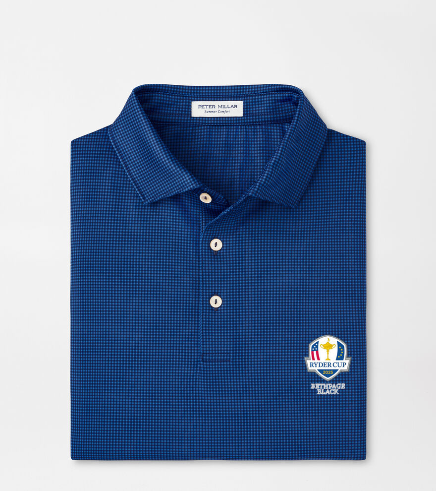 45th Ryder Cup Gingham Performance Jersey Polo | Men's Ryder Cup Apparel | Peter Millar