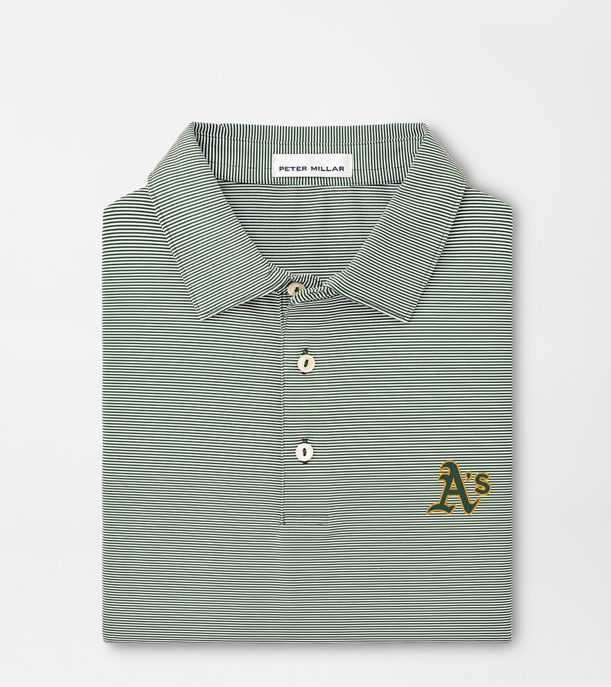 Jubilee Stripe Performance Polo | Men's MLB Apparel | Peter Millar