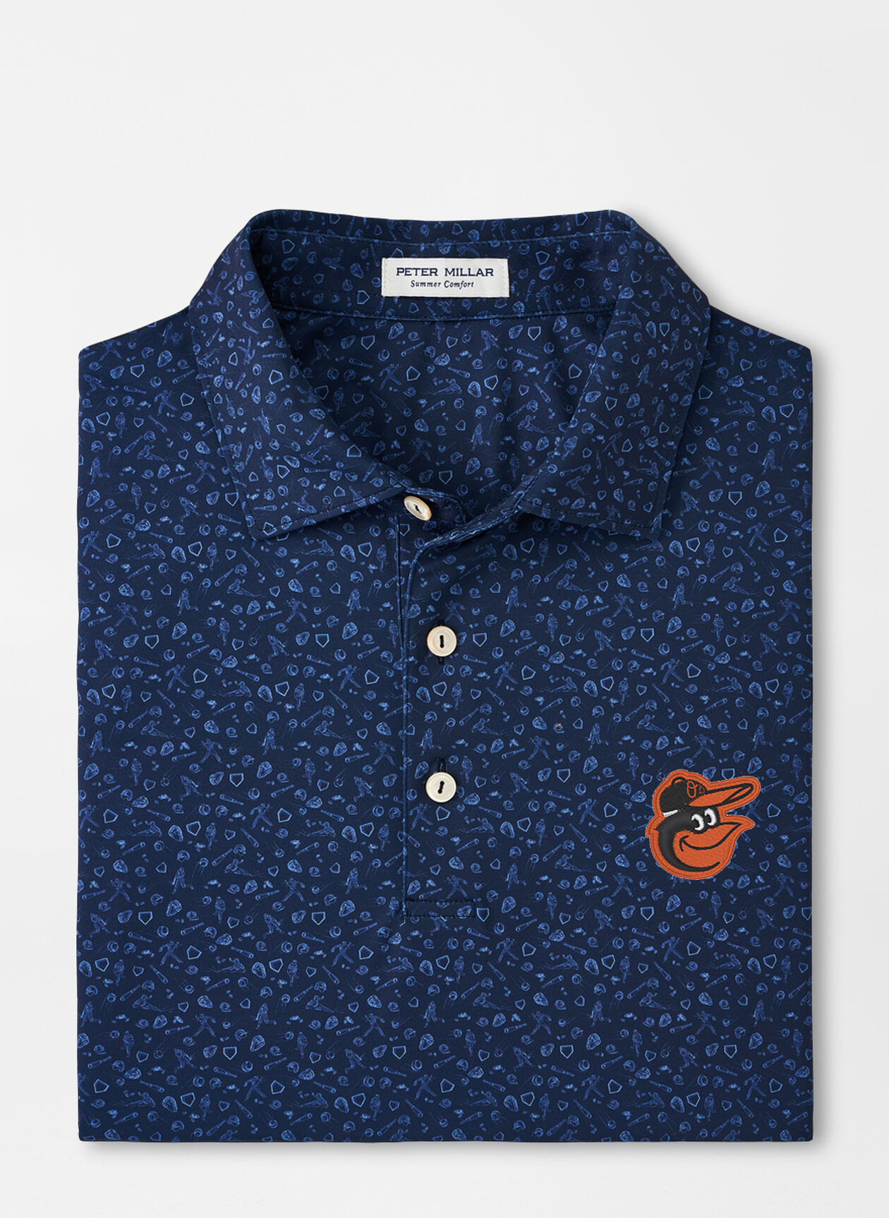 Batter Up Performance Jersey Polo | Men's MLB Apparel | Peter Millar