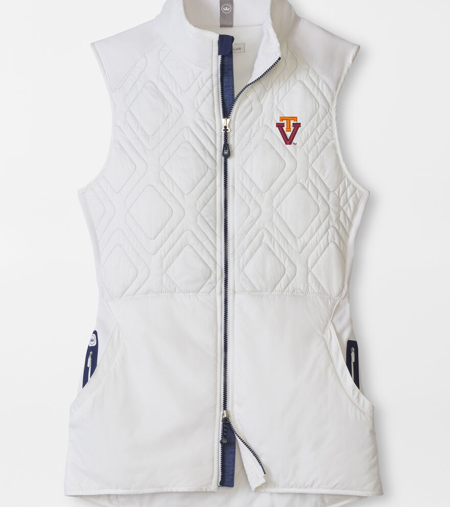 Virginia Tech Vault Lizzie Hybrid Vest | Peter Millar