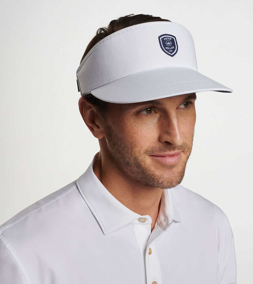 Crown Crest Tour Visor | Men's Hats, Gloves & Scarves | Peter Millar