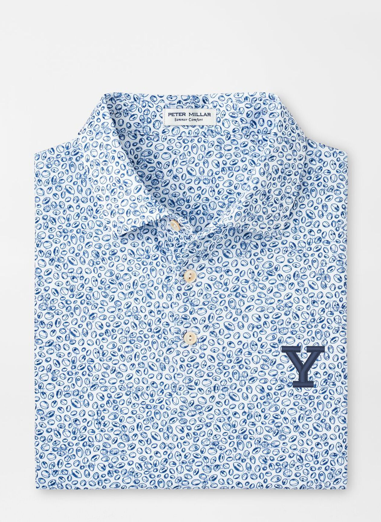 Yale Blitz Performance Jersey Polo | Men's Collegiate Apparel | Peter ...