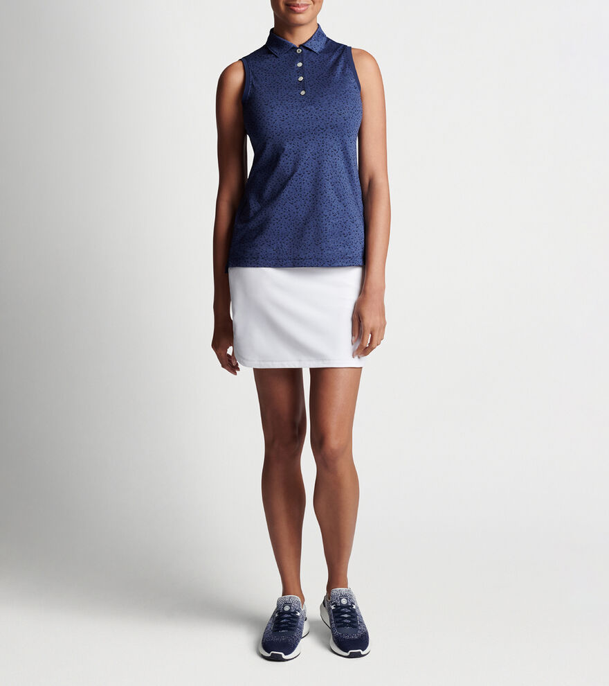 Sleeveless Banded Button Polo | Women's Polo Shirts | Peter Millar