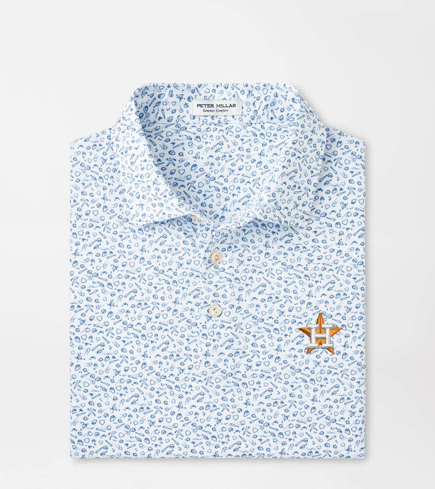 Batter Up Performance Jersey Polo | Men's MLB Apparel | Peter Millar