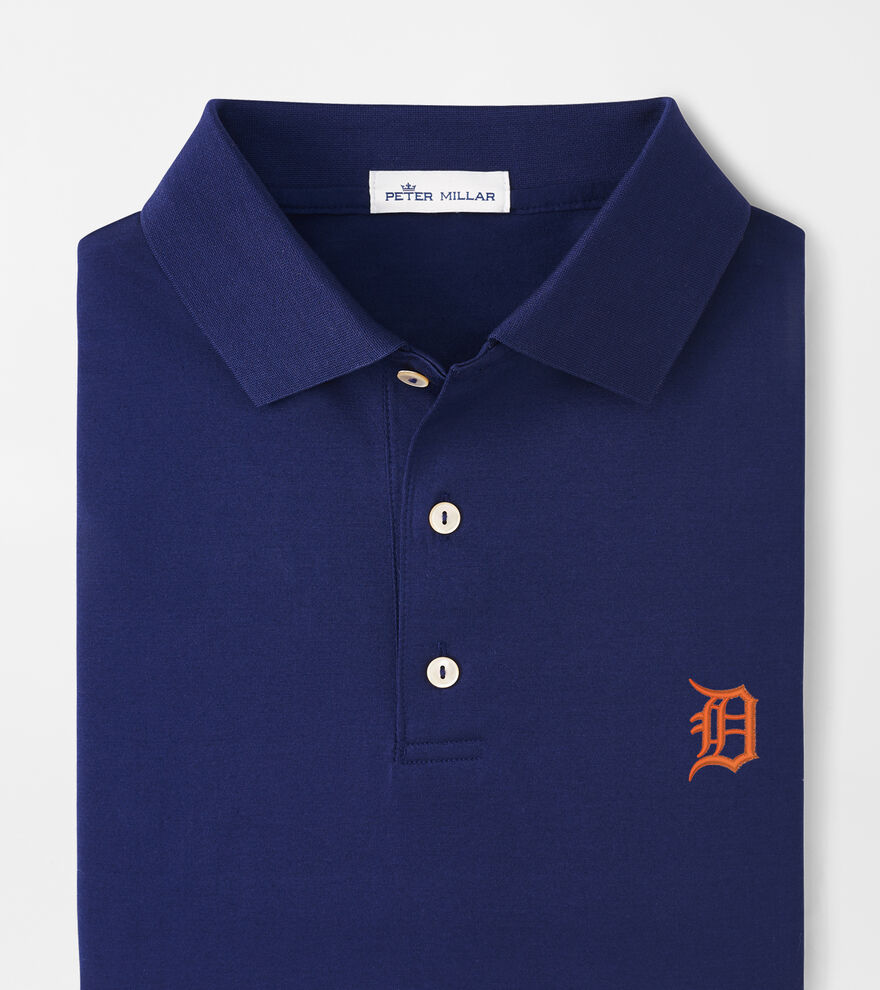Detroit Tigers Solid Cotton Polo | Peter Millar