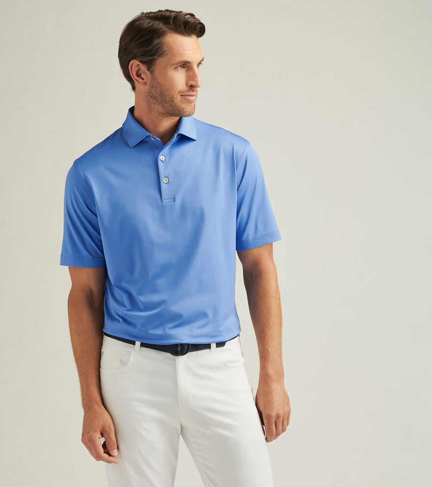 Solid Performance Jersey Polo | Men's Polos | Peter Millar