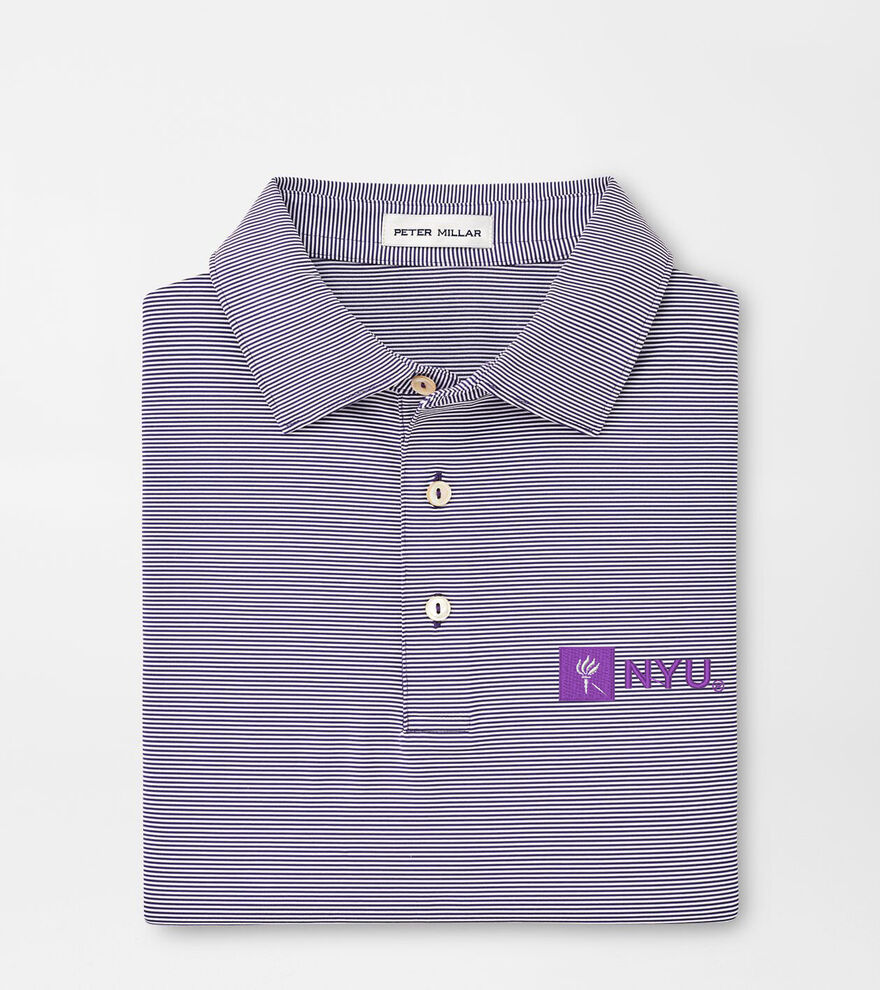 New York University Jubilee Stripe Performance Polo | Men's Collegiate ...