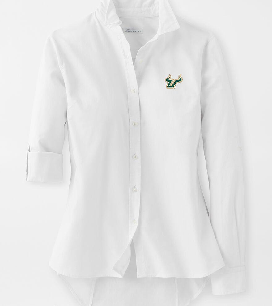 Women's South Florida Stretch Woven Button-Up | Peter Millar