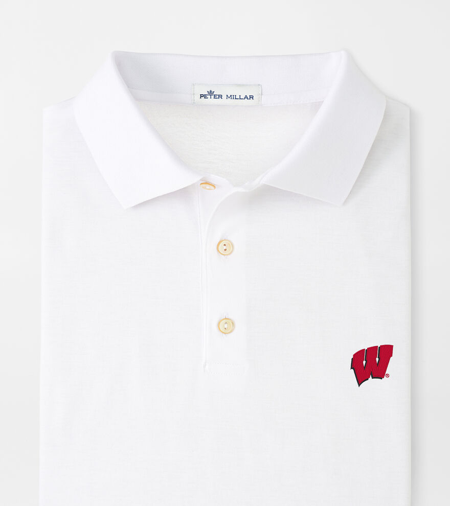 Wisconsin Solid Cotton Polo | Peter Millar