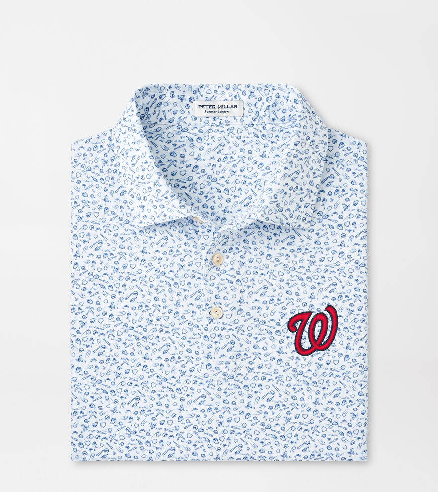 Batter Up Performance Jersey Polo | Men's MLB Apparel | Peter Millar