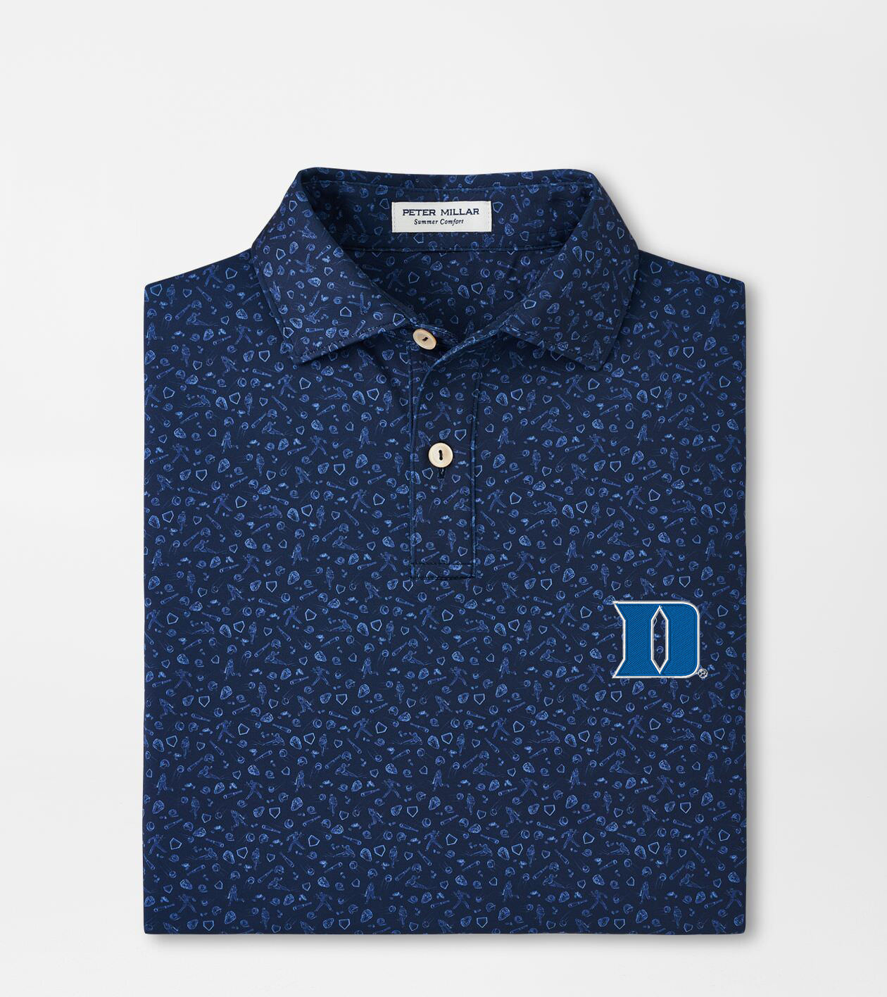 Duke Batter Up Youth Performance Jersey Polo | Youth Collegiate Apparel ...