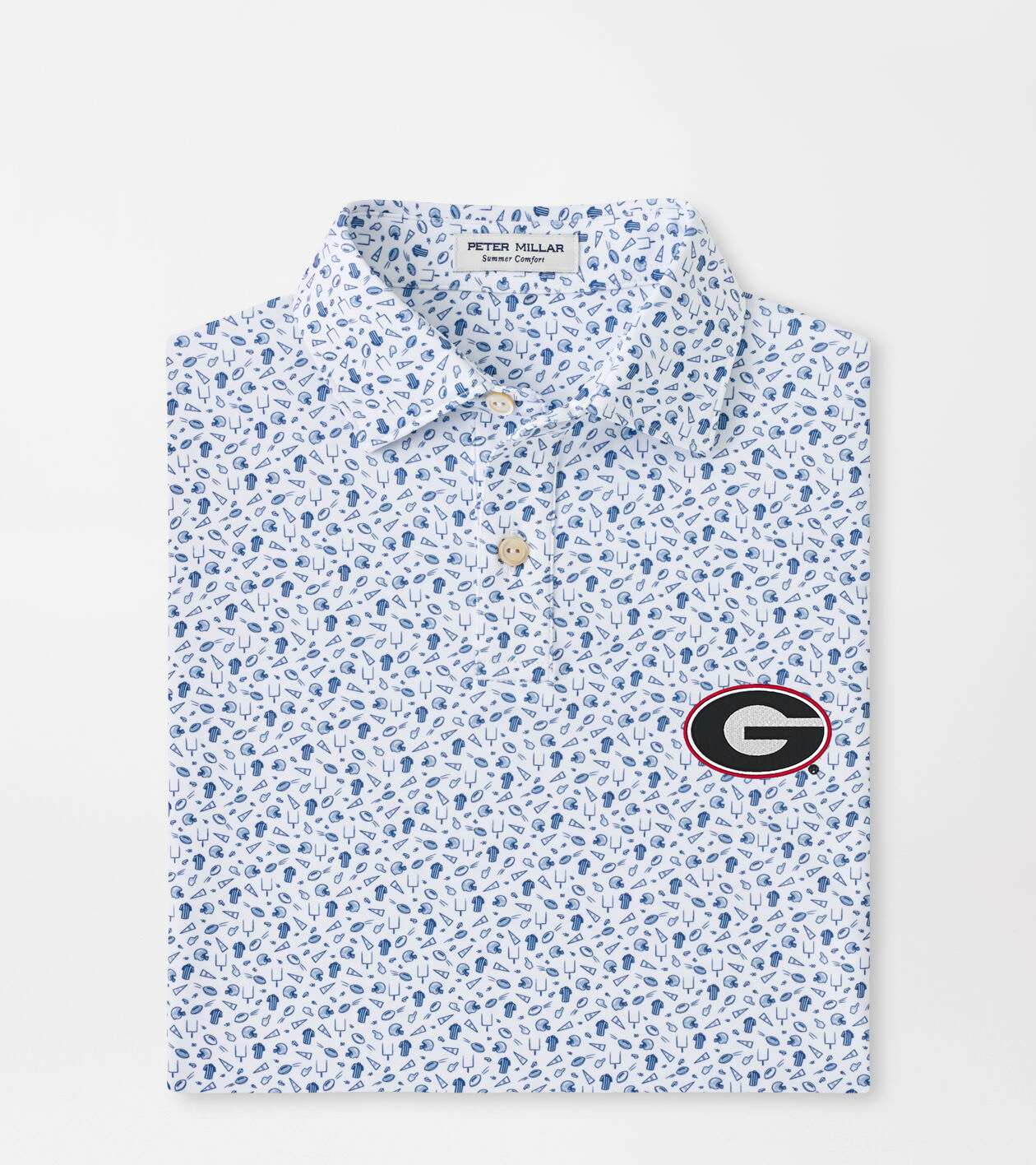 Georgia Kick Off Youth Performance Jersey Polo | Men's Collegiate ...