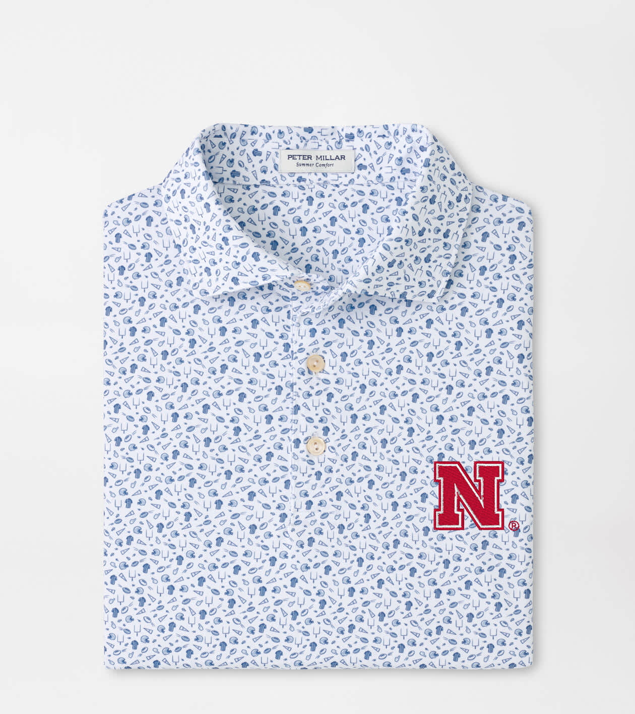 Nebraska Kick Off Performance Jersey Polo | Men's Collegiate Apparel ...
