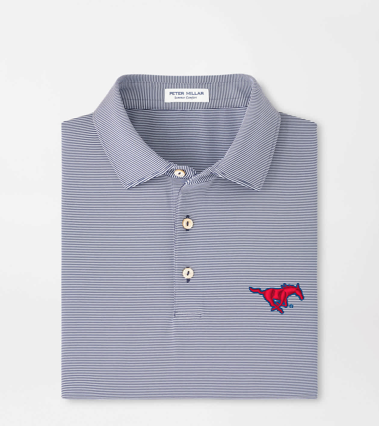 SMU Jubilee Performance Jersey Polo | Men's Collegiate Apparel | Peter ...
