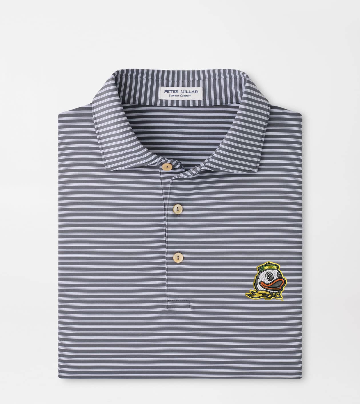 Oregon Tiebreaker Performance Jersey Stripe Polo | Men's Collegiate ...