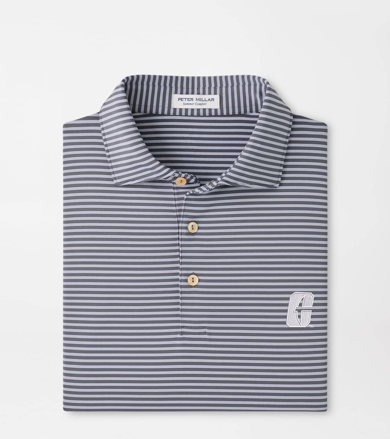 UNC Charlotte Tiebreaker Performance Jersey Stripe Polo | Men's ...