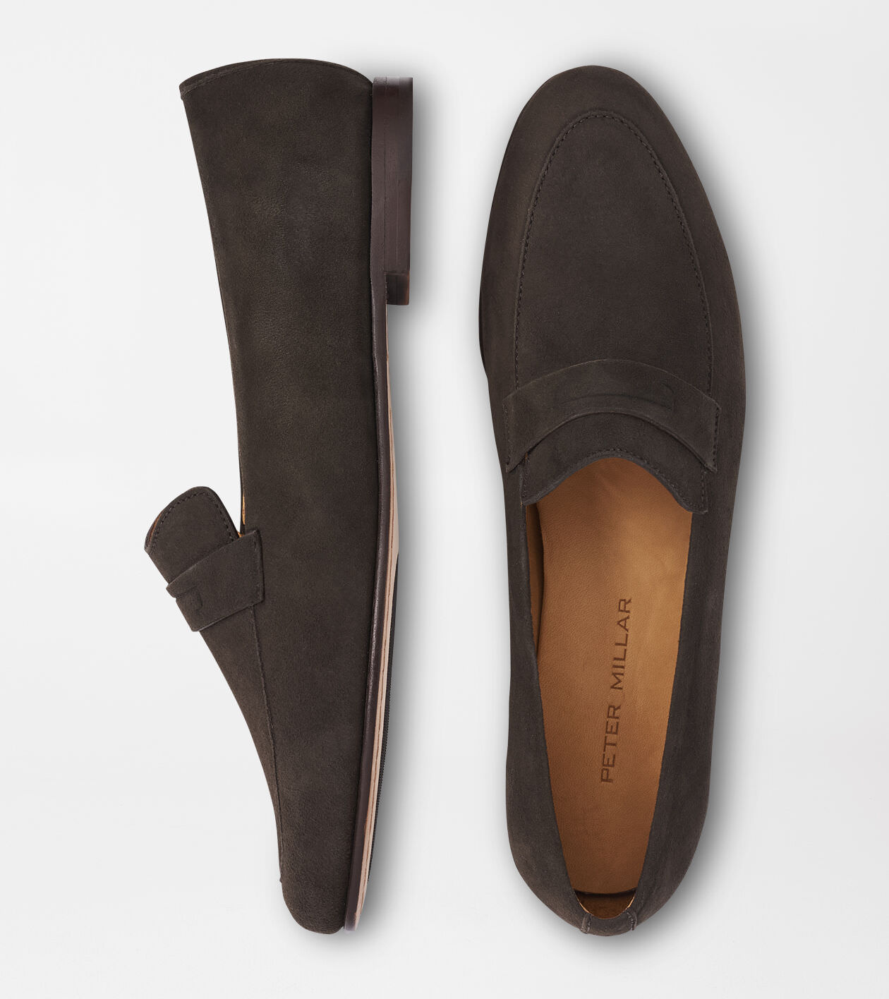 Amble Suede Penny Loafer| Men's Shoes | Peter Millar