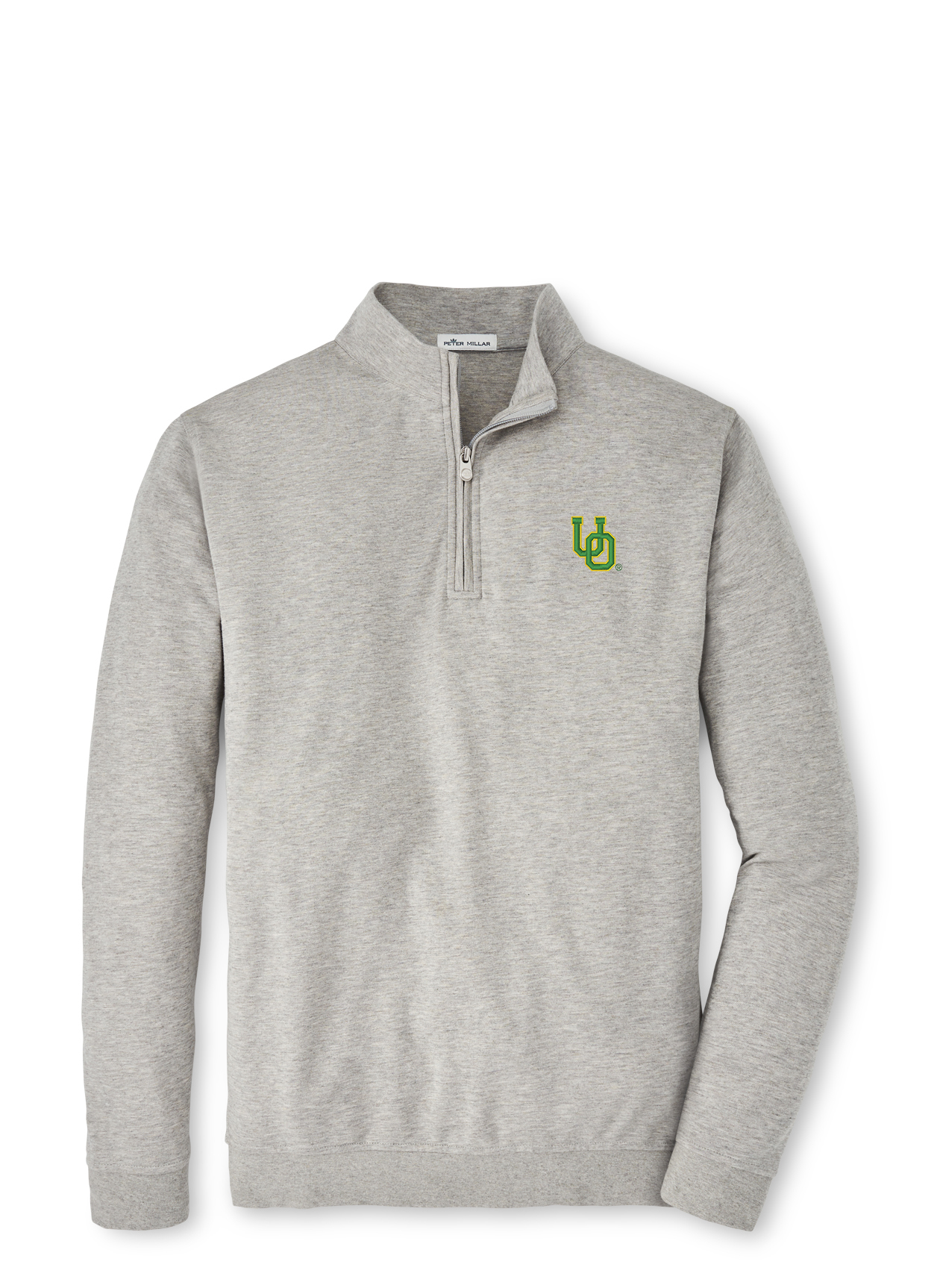 Oregon Vault Crown Comfort Interlock Quarter-Zip | Peter Millar