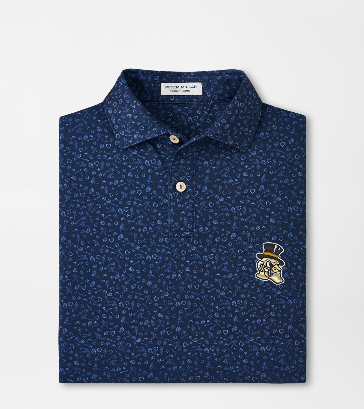 Wake Forest Demon Deacon Batter Up Youth Performance Jersey Polo ...