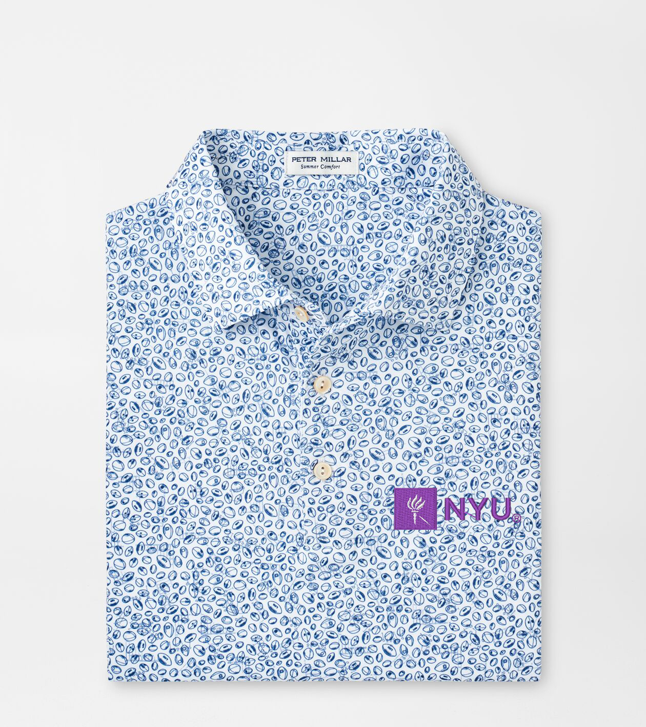New York University Blitz Performance Jersey Polo | Men's Collegiate ...