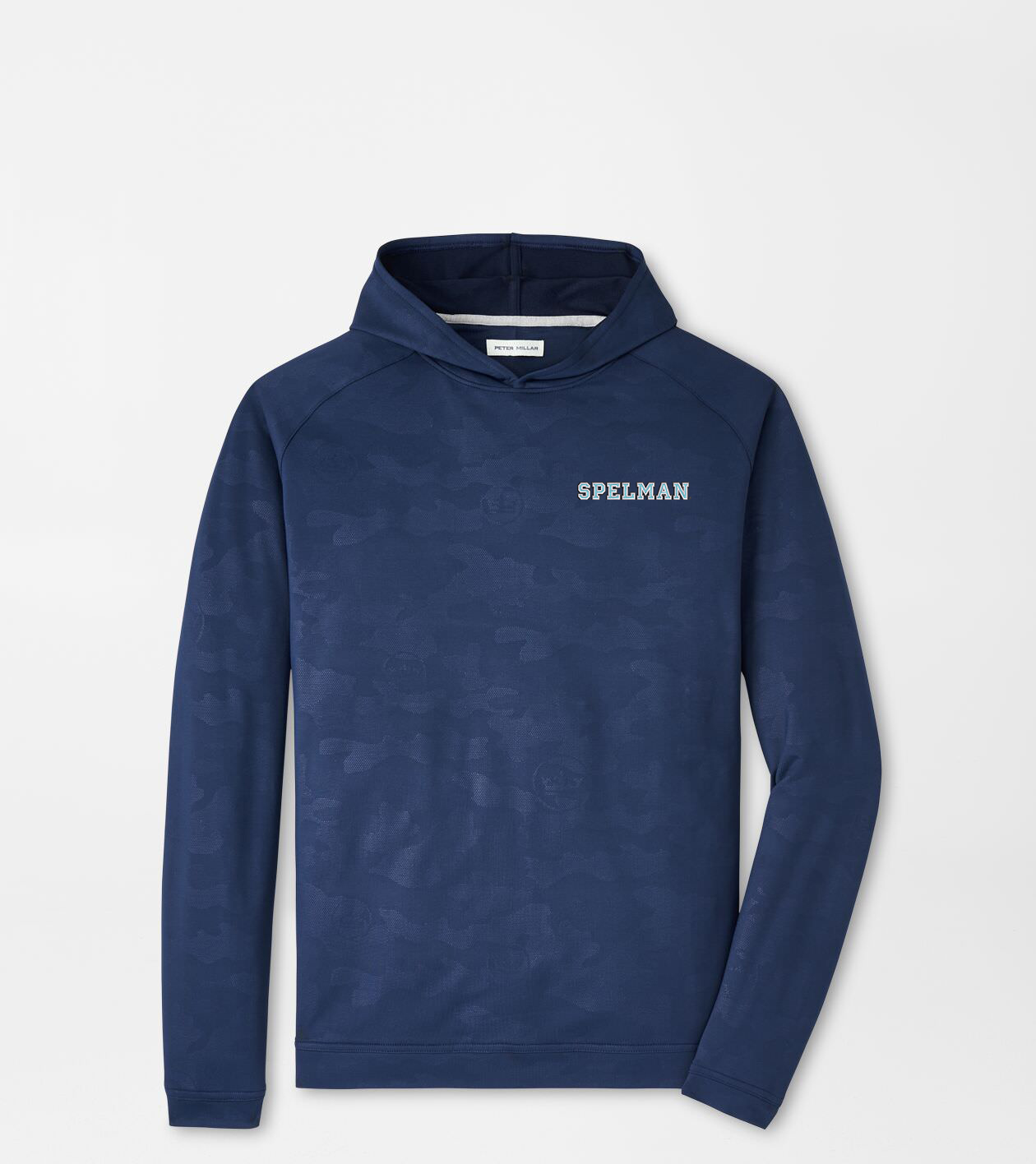 Spelman College Pine Logo Camo Performance Hoodie | Men's Collegiate ...
