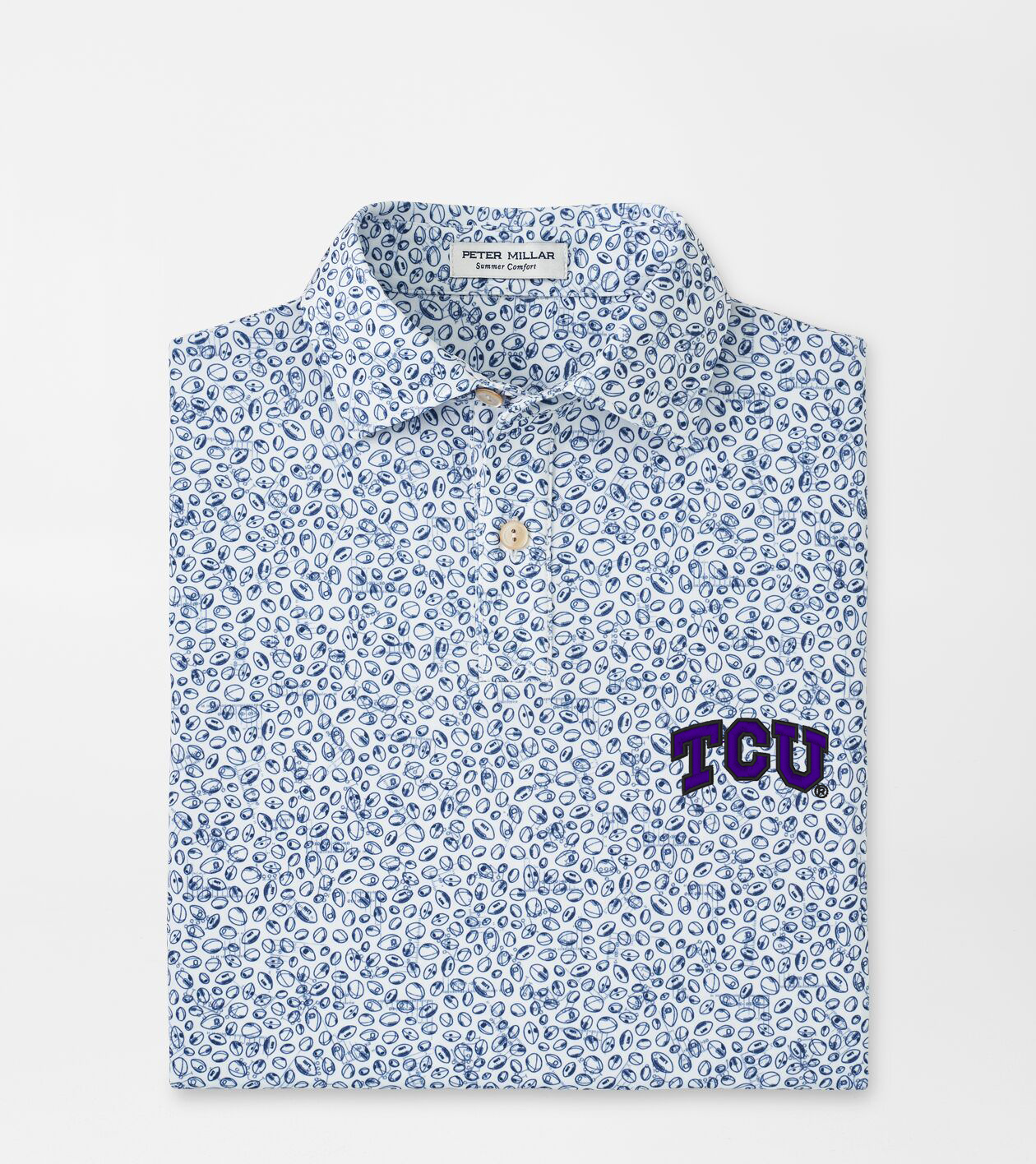 TCU Blitz Youth Performance Jersey Polo | Youth Collegiate Apparel ...