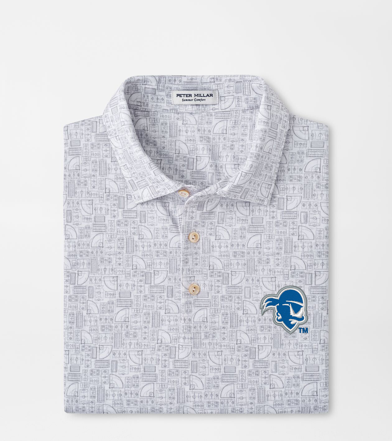 Seton Hall Out of Bounds Performance Jersey Polo | Men's Collegiate ...