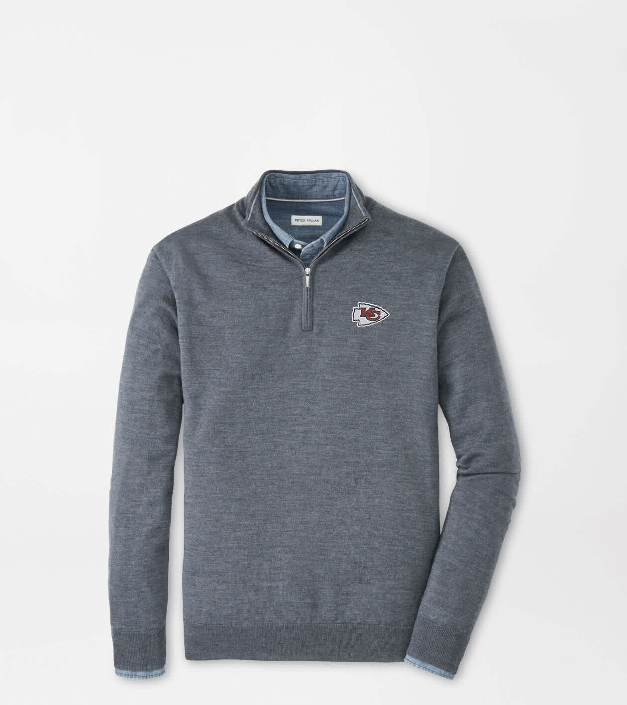 Kansas City Chiefs Autumn Crest Quarter-Zip | Men's NFL Apparel | Peter ...