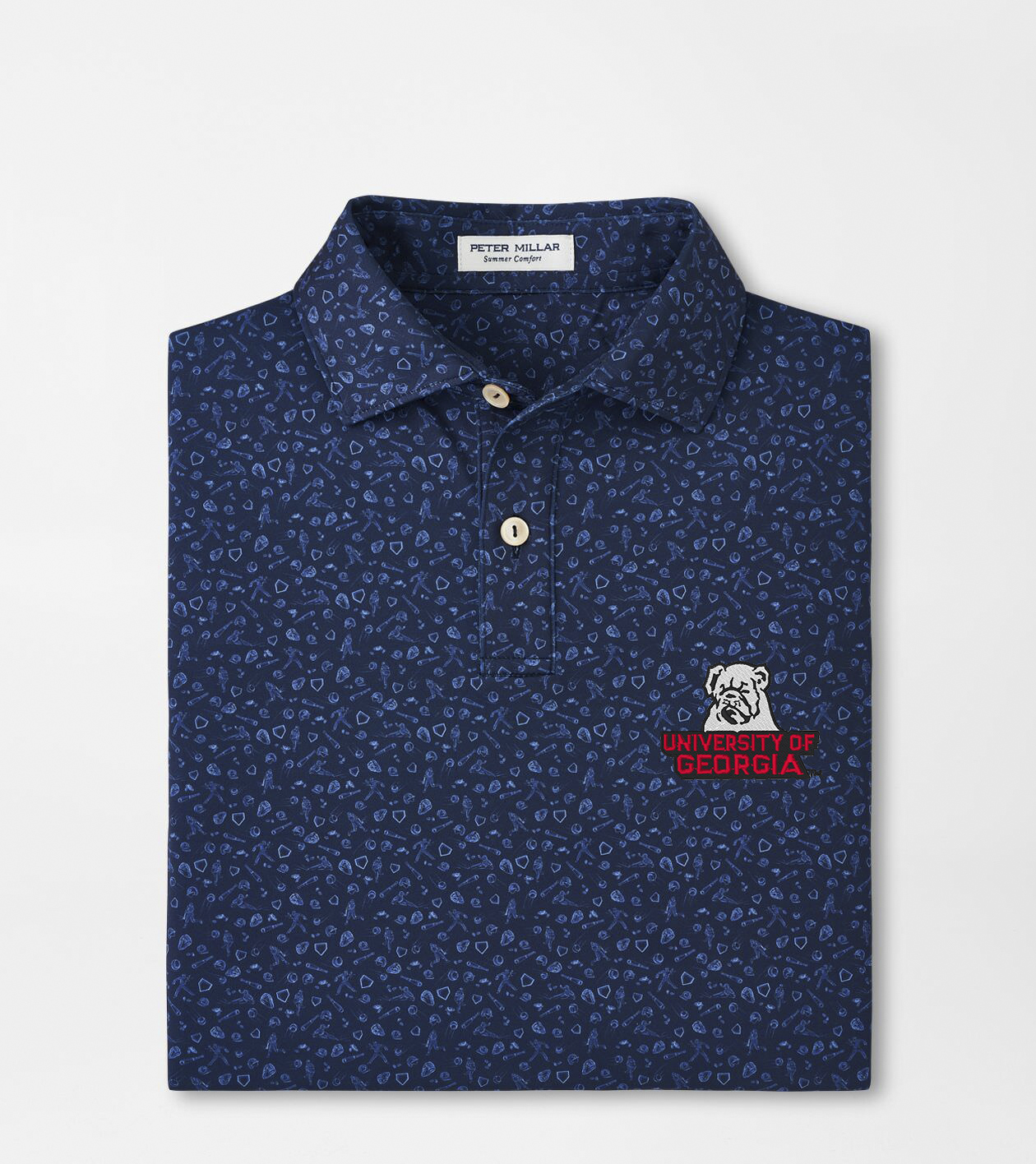 Georgia Vault Batter Up Youth Performance Jersey Polo | Youth ...
