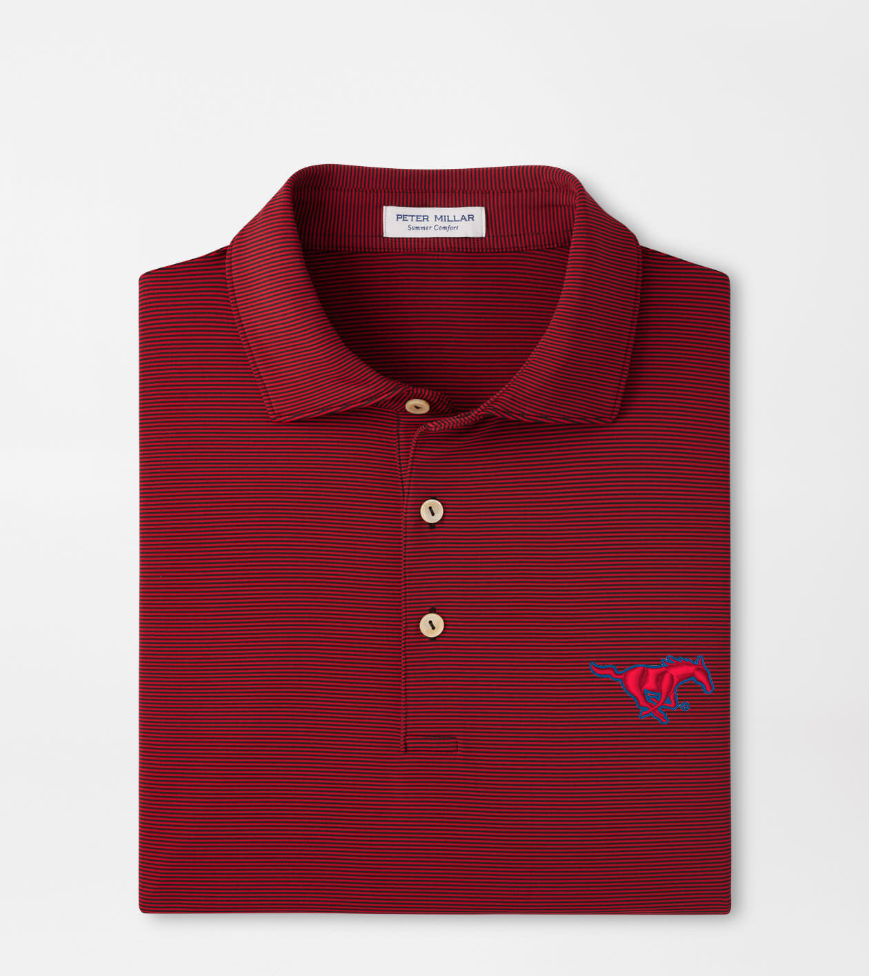 SMU Jubilee Performance Jersey Polo | Men's Collegiate Apparel | Peter ...