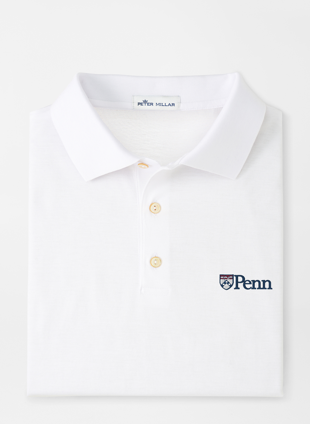UPenn Solid Cotton Polo | Peter Millar