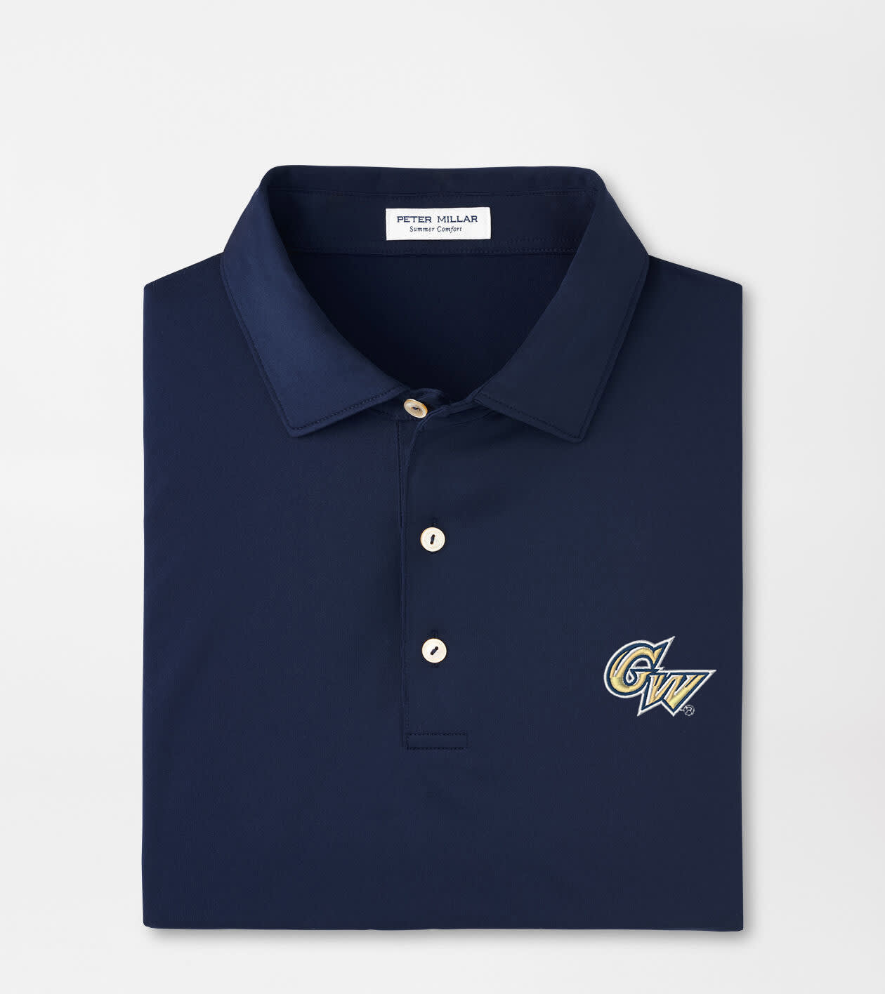 George Washington University Solid Performance Jersey Polo | Men's ...
