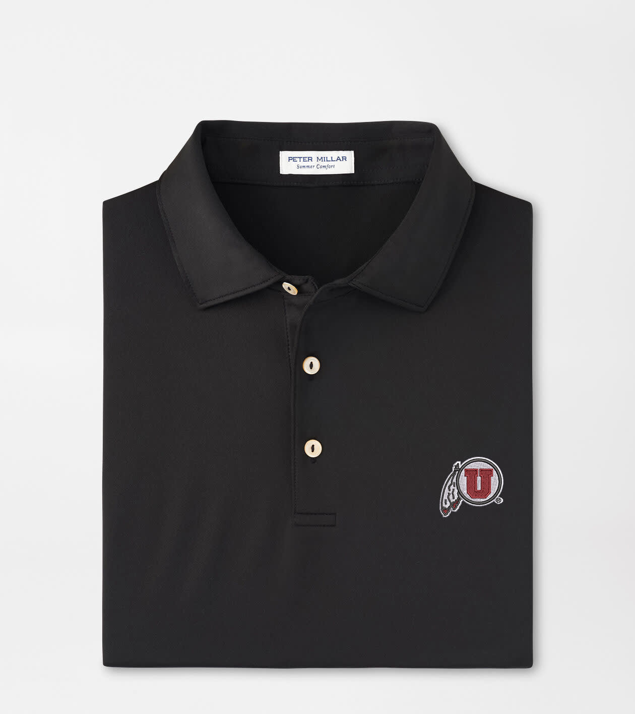 Utah Solid Performance Jersey Polo | Men's Collegiate Apparel | Peter ...
