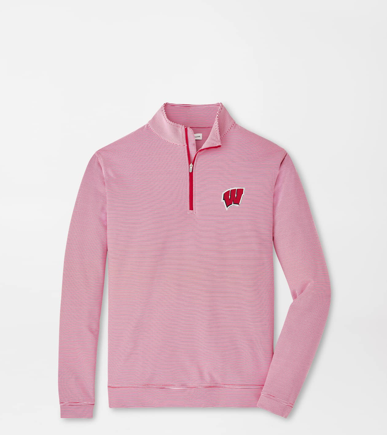 Wisconsin Sugar Stripe Performance Quarter-Zip | Men's Collegiate ...