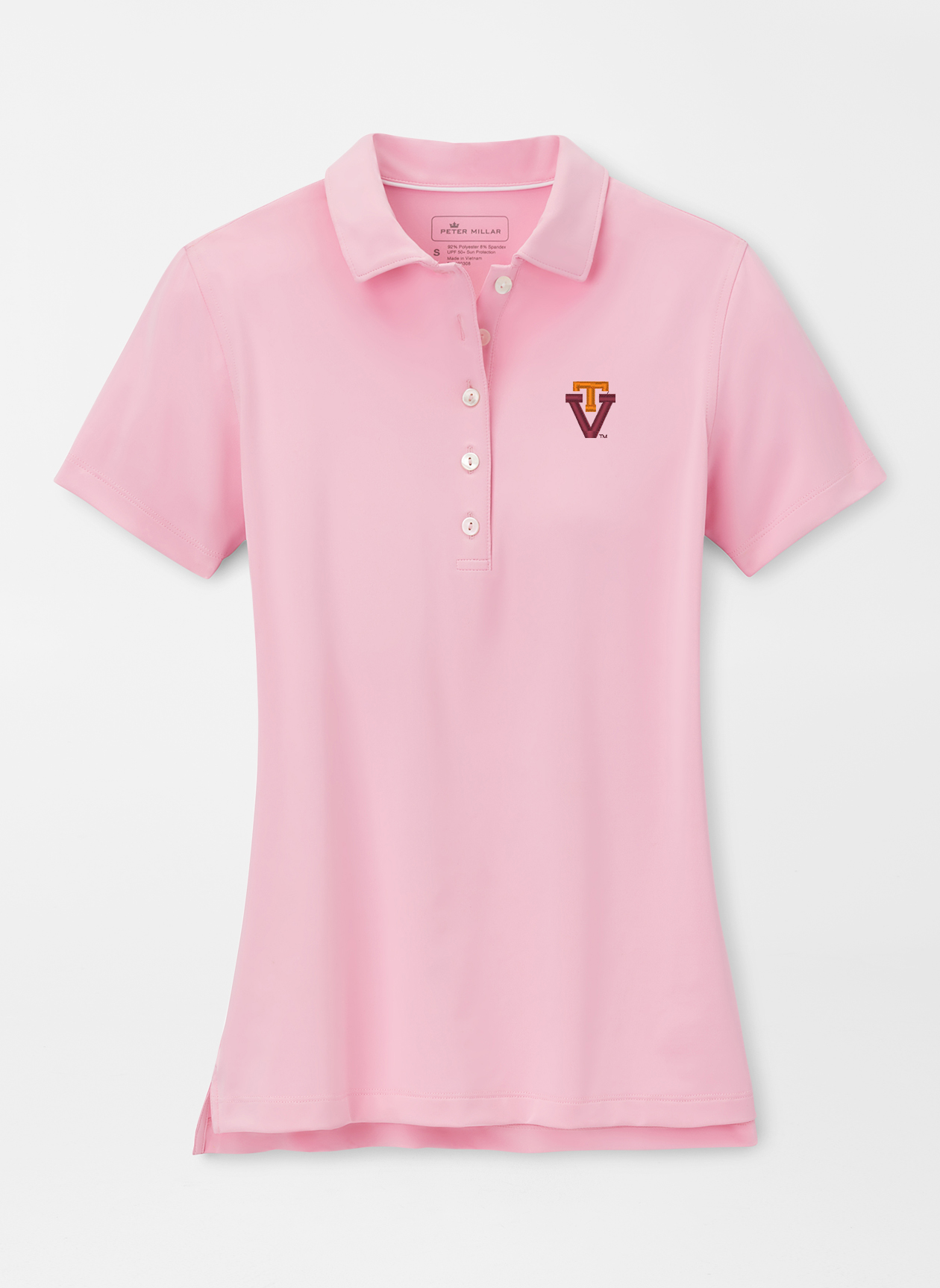 Virginia Tech Vault Perfect Fit Short-Sleeve Polo | Peter Millar