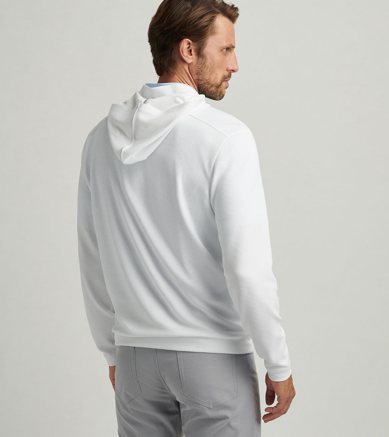 Grid Performance Half-Zip Hoodie | Men's Hoodies | Peter Millar Grid Performance Half-Zip Hoodie | Men's Hoodies | Peter Millar