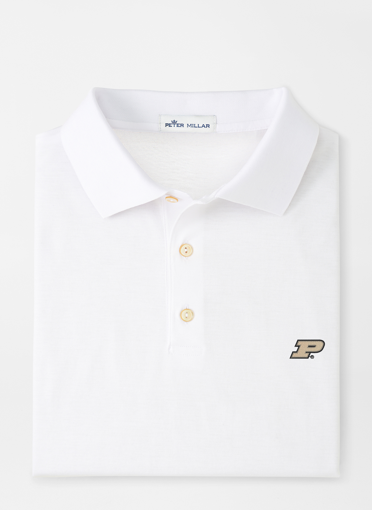 Purdue Solid Cotton Polo | Peter Millar