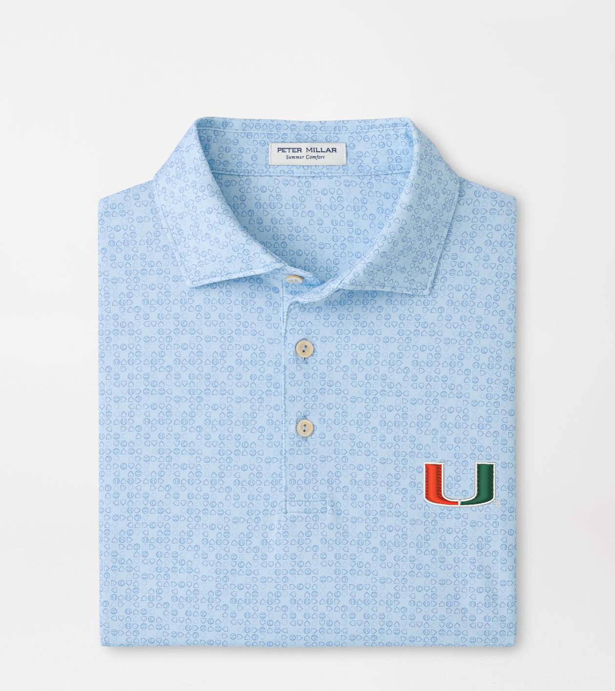 Miami Bases Loaded Performance Jersey Polo | Men's Collegiate Apparel ...