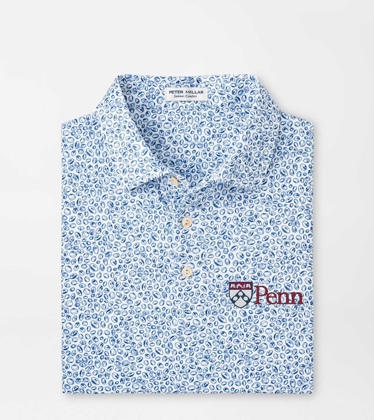UPenn Blitz Performance Jersey Polo | Men's Collegiate Apparel | Peter ...