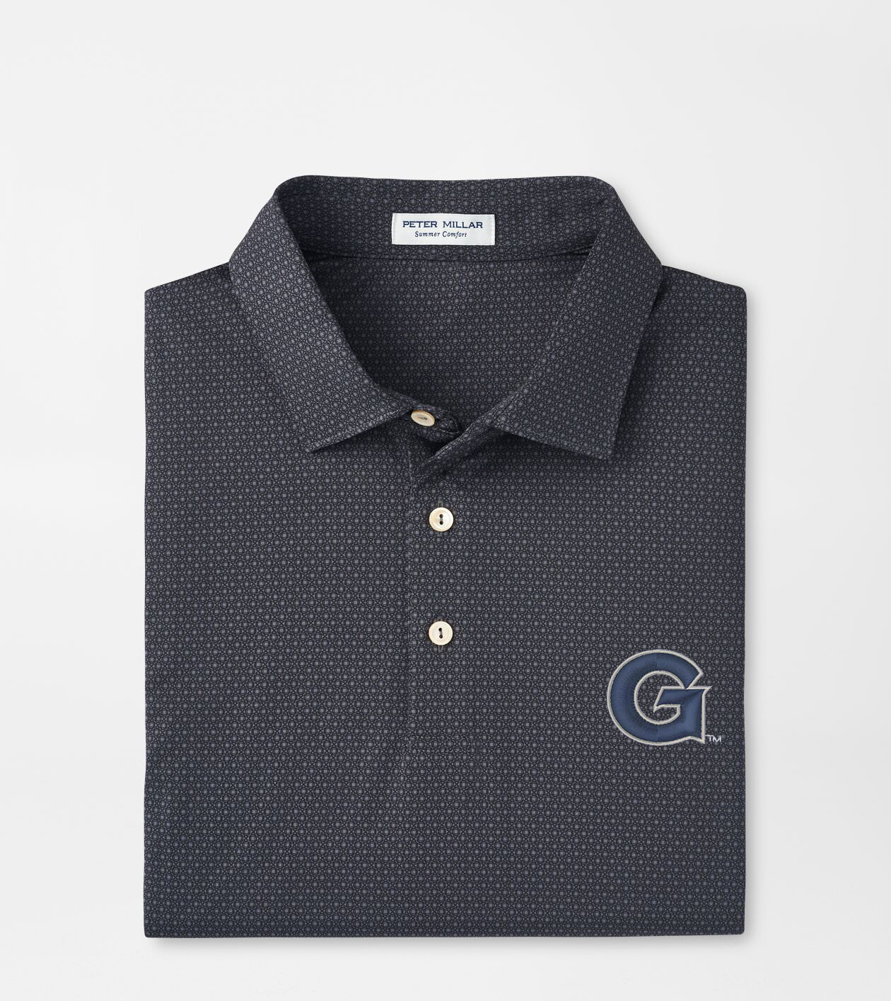 Georgetown Tesseract Performance Jersey Polo | Men's Collegiate Apparel ...