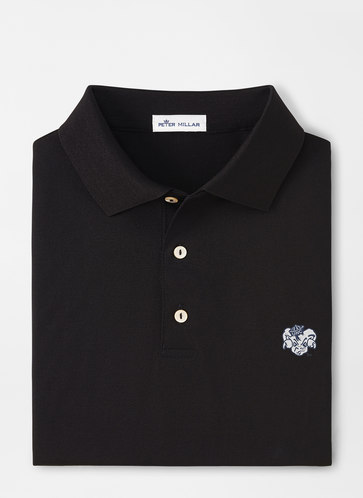 UNC Solid Cotton Polo | Peter Millar